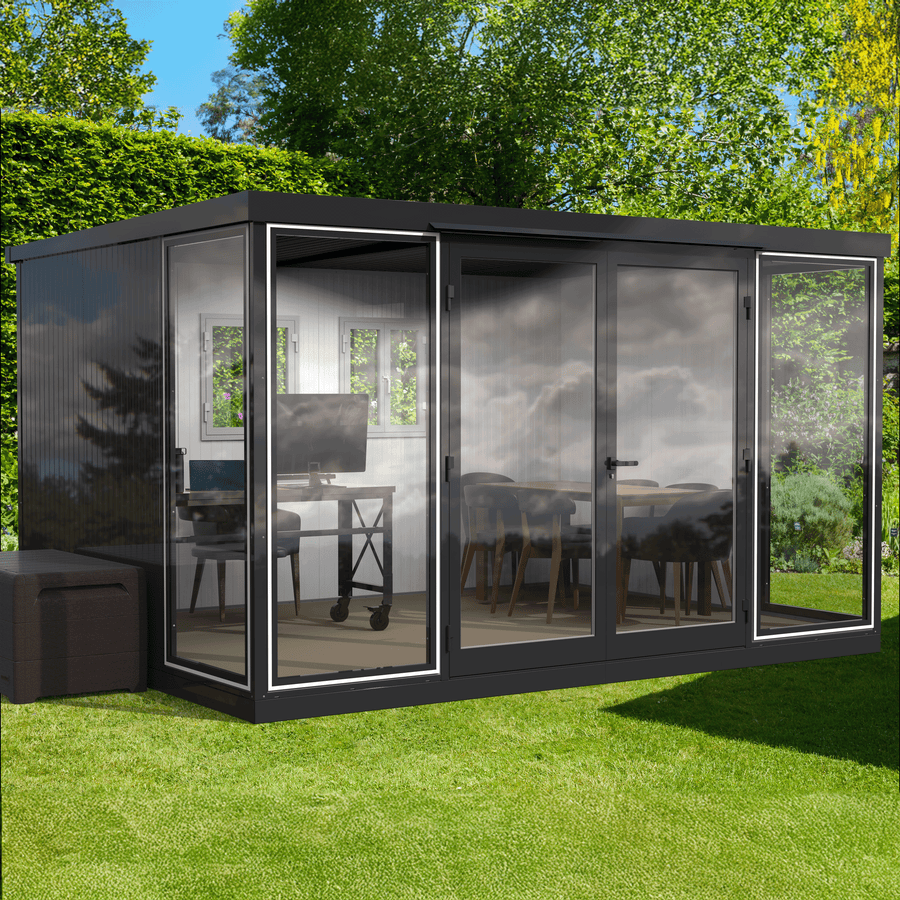 Duramax 13x10 Garden Glass Room, Outdoor Office, Shelter, Playroom and ...