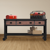 Duramax Wood Top Workbench 72 in. x 24 in. for Home, Garage, Workshop ...