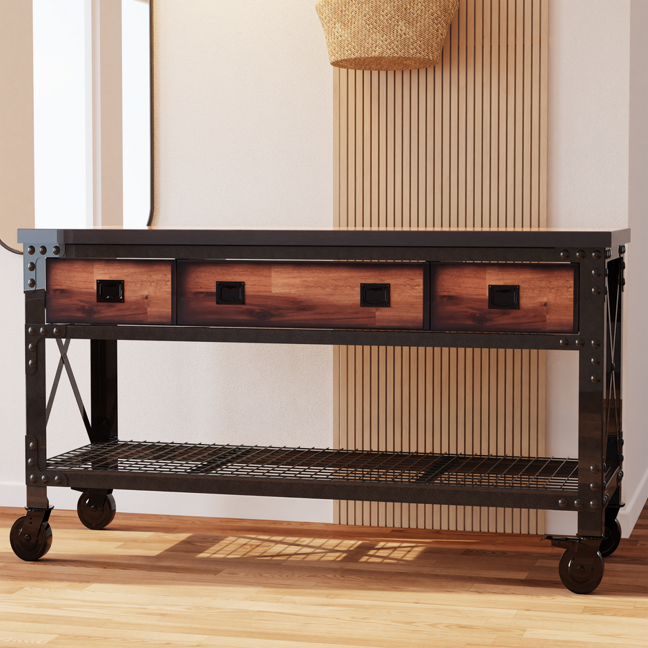 Duramax Wood Top Workbench 72 in. x 24 in. for Home, Garage, Workshop ...