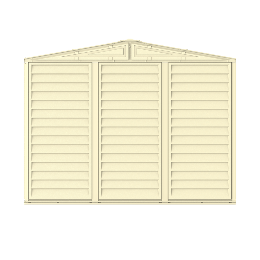 Duramax 8ft x 8ft Duramate Vinyl Shed with Foundation Kit 00384 – Durasheds