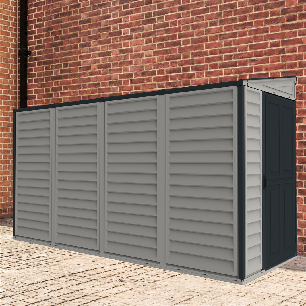 Duramax 4ft x 10ft Sidemate Plus Vinyl Resin Outdoor Storage Shed With ...