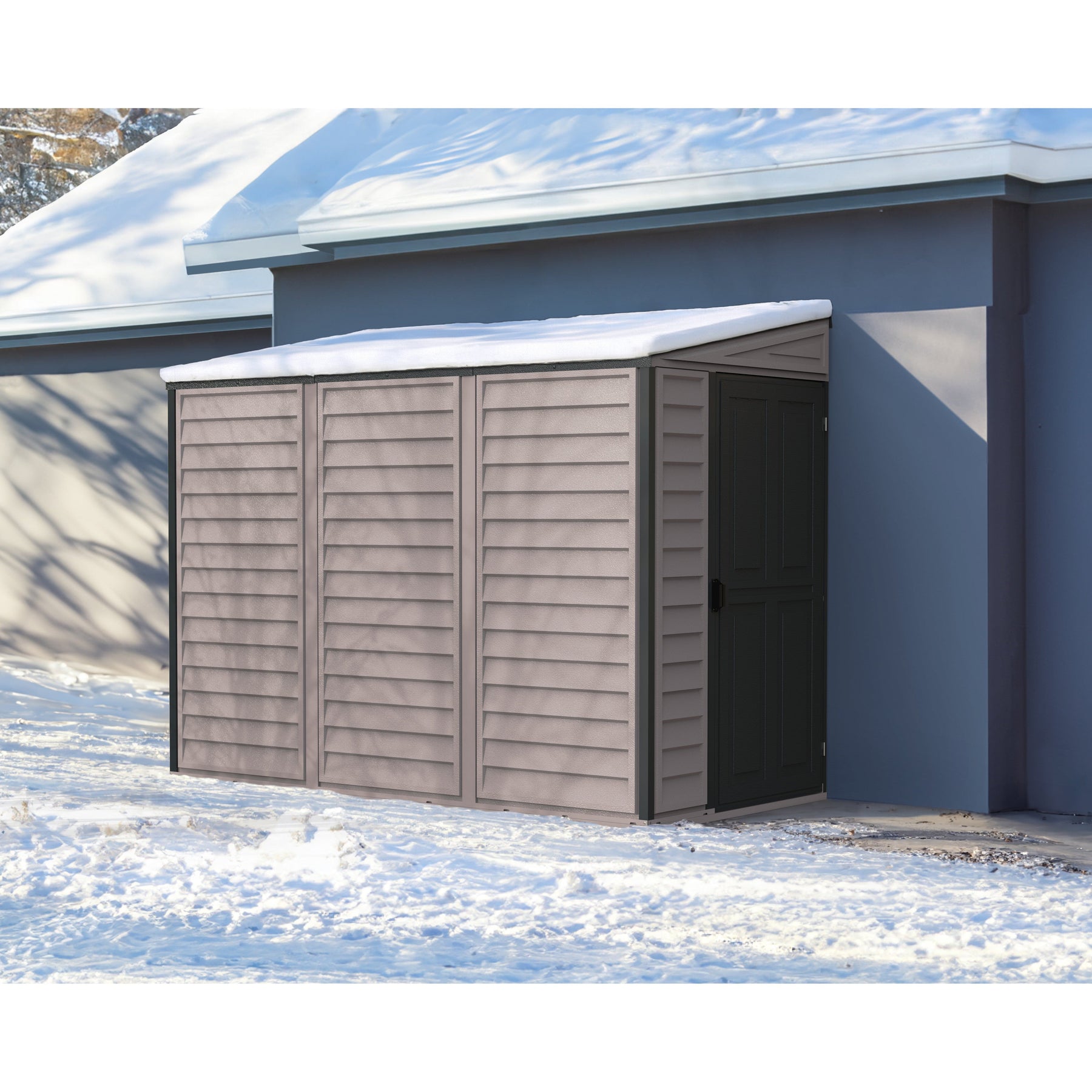 Duramax 4ft x 8ft Sidemate PLUS Vinyl Resin Outdoor Storage Shed With ...