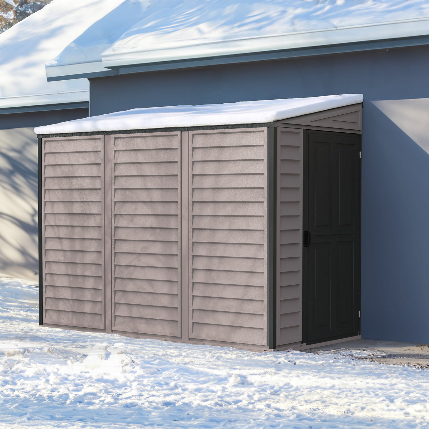 Duramax 4ft x 8ft Sidemate PLUS Vinyl Resin Outdoor Storage Shed With ...
