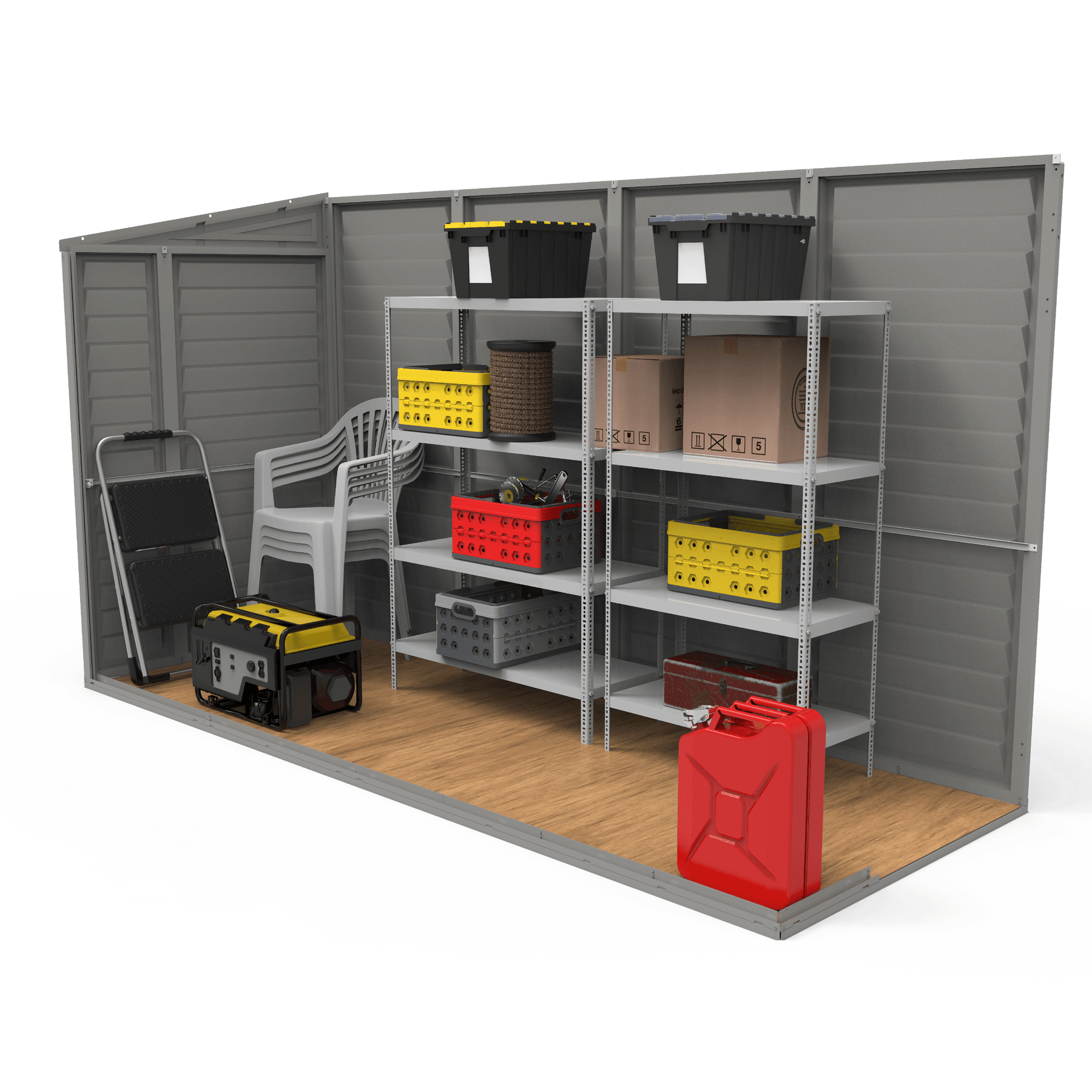 Duramax 4ft x 8ft Sidemate PLUS Vinyl Resin Outdoor Storage Shed ...