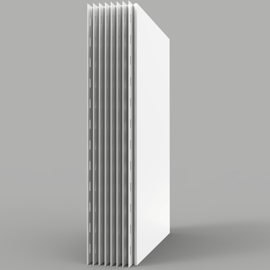 Duramax PVC Interlocking PVC Wall and Ceiling Panel - Bright White 16