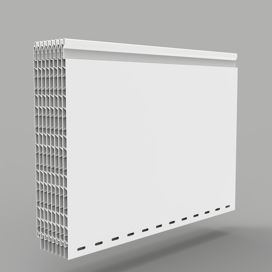 Duramax PVC Interlocking PVC Wall and Ceiling Panel - Bright White 16