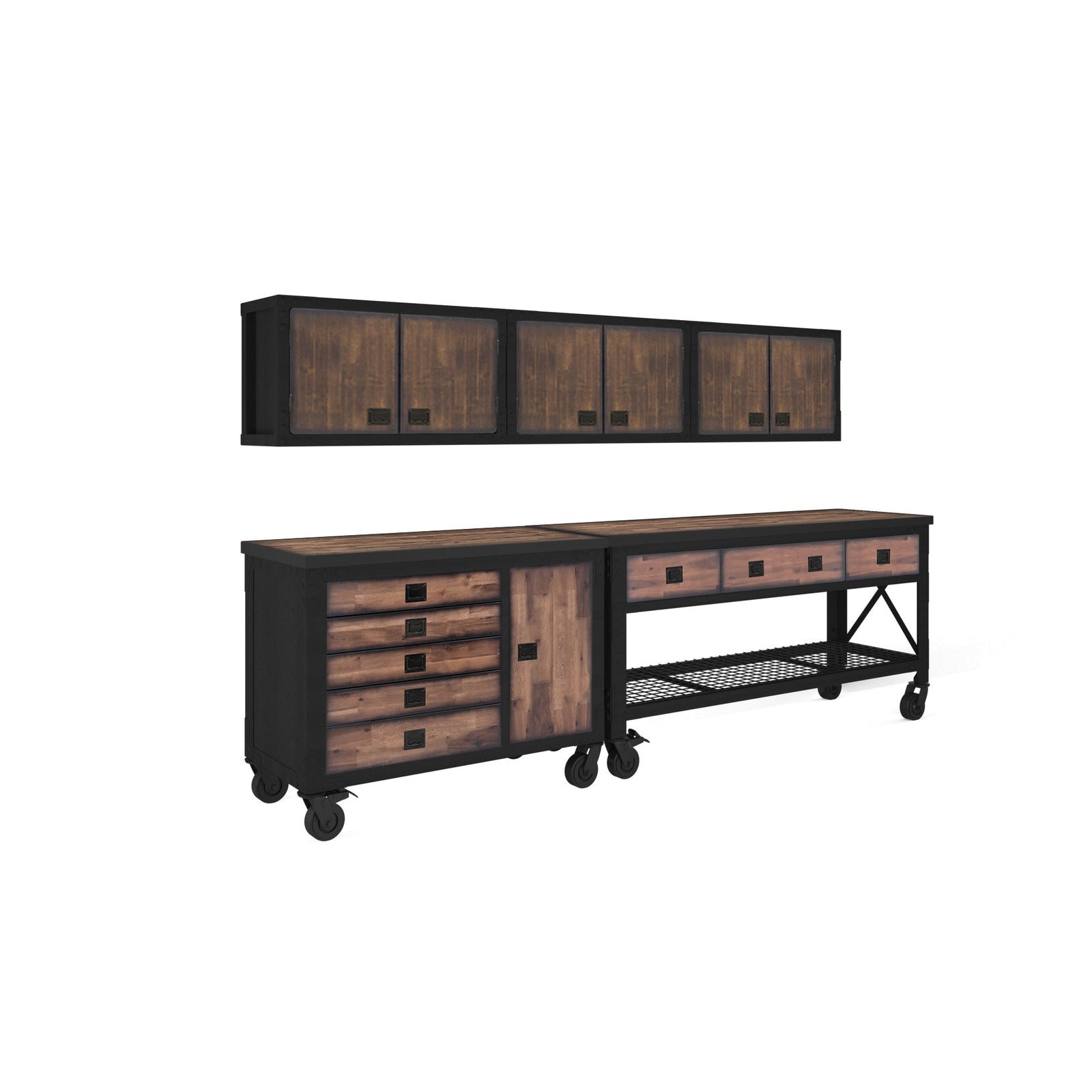 Duramax 5-Piece Garage Storage Combo Set with Workbench, Tool Chest an ...