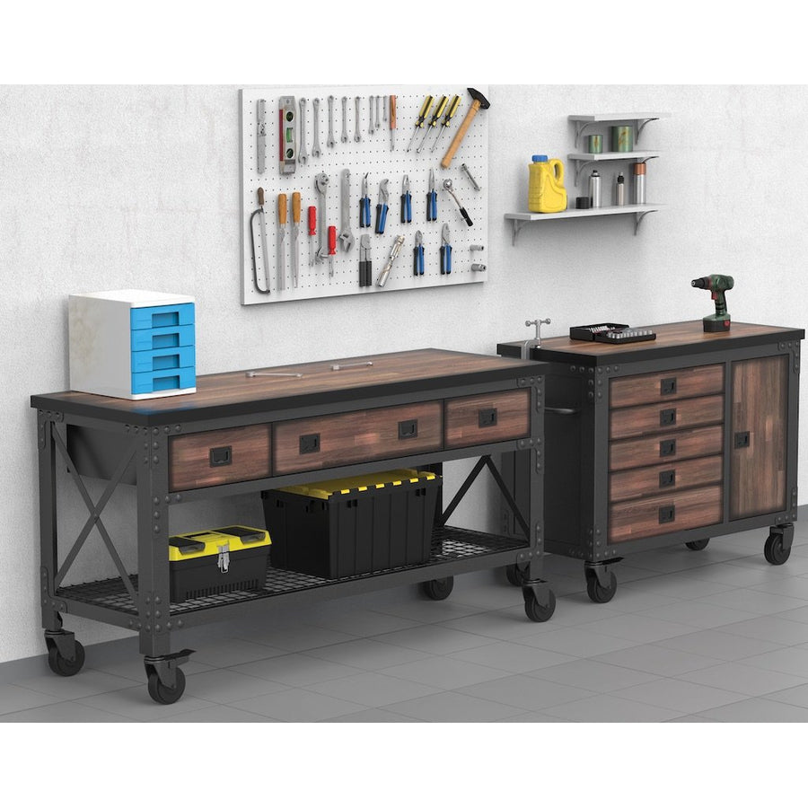 Duramax Wood Top Workbench 72 in. x 24 in. for Home, Garage, Workshop ...