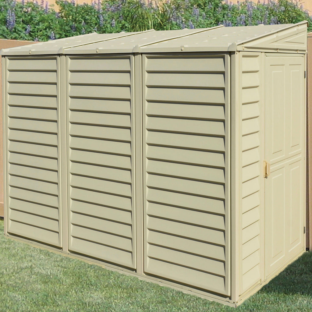 DuraMax 4x8 SideMate Plastic Vinyl Resin Outdoor Shed 06625