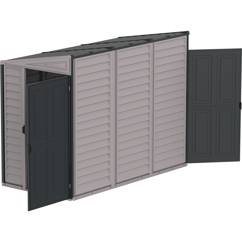 Duramax 4ft x 8ft Sidemate PLUS Vinyl Resin Outdoor Storage Shed With ...