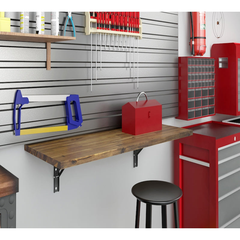 DuraMax Spence 48" Wall Mounted Folding Workbench / Table/ Desk 20” x ...