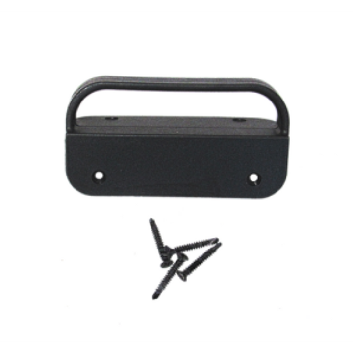 GATE HANDLE WITH SELF-DRILLING SCREW BLACK NYLON